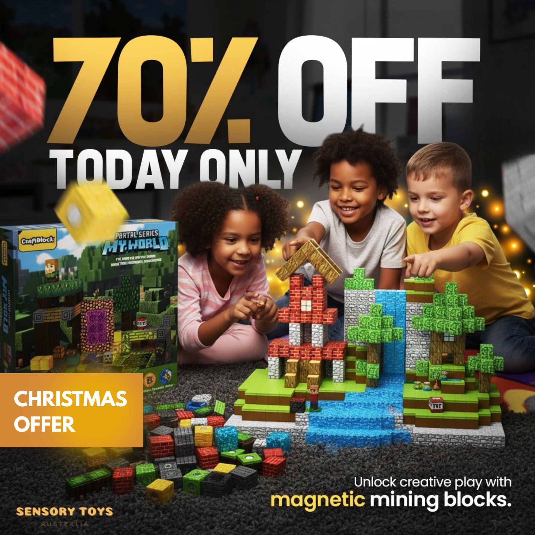 CraftBlock - Magnetic Mining Blocks